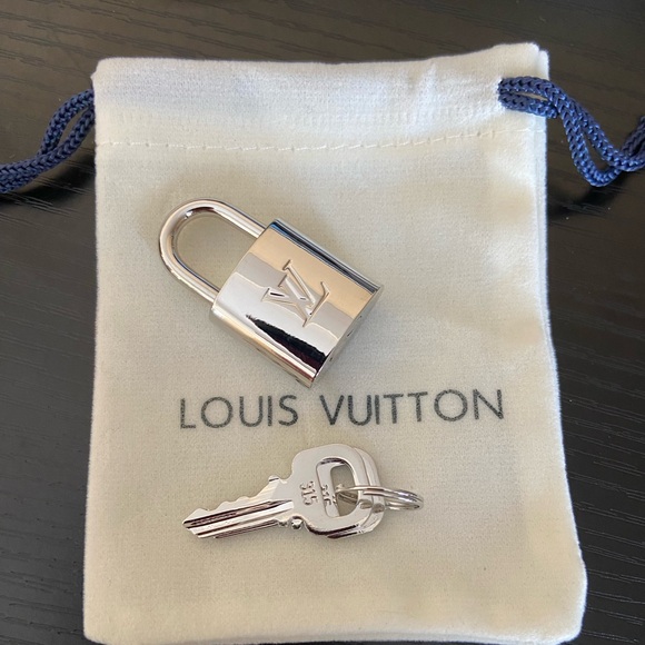 Louis Vuitton | Accessories | Lv Silver Lock And Key 35 | Poshmark